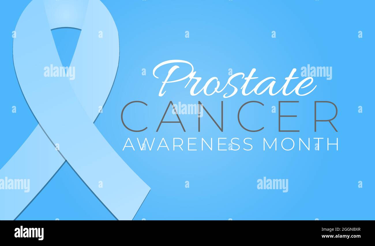 Blue Prostate Cancer Awareness Month Background Illustration Stock ...