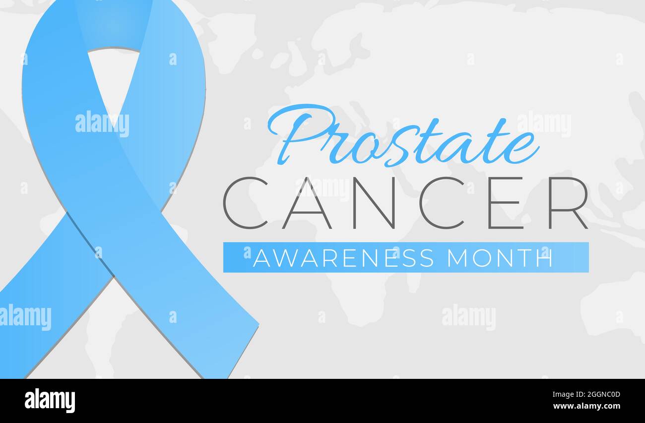 Prostate Cancer Awareness Month Background Illustration Banner Stock ...