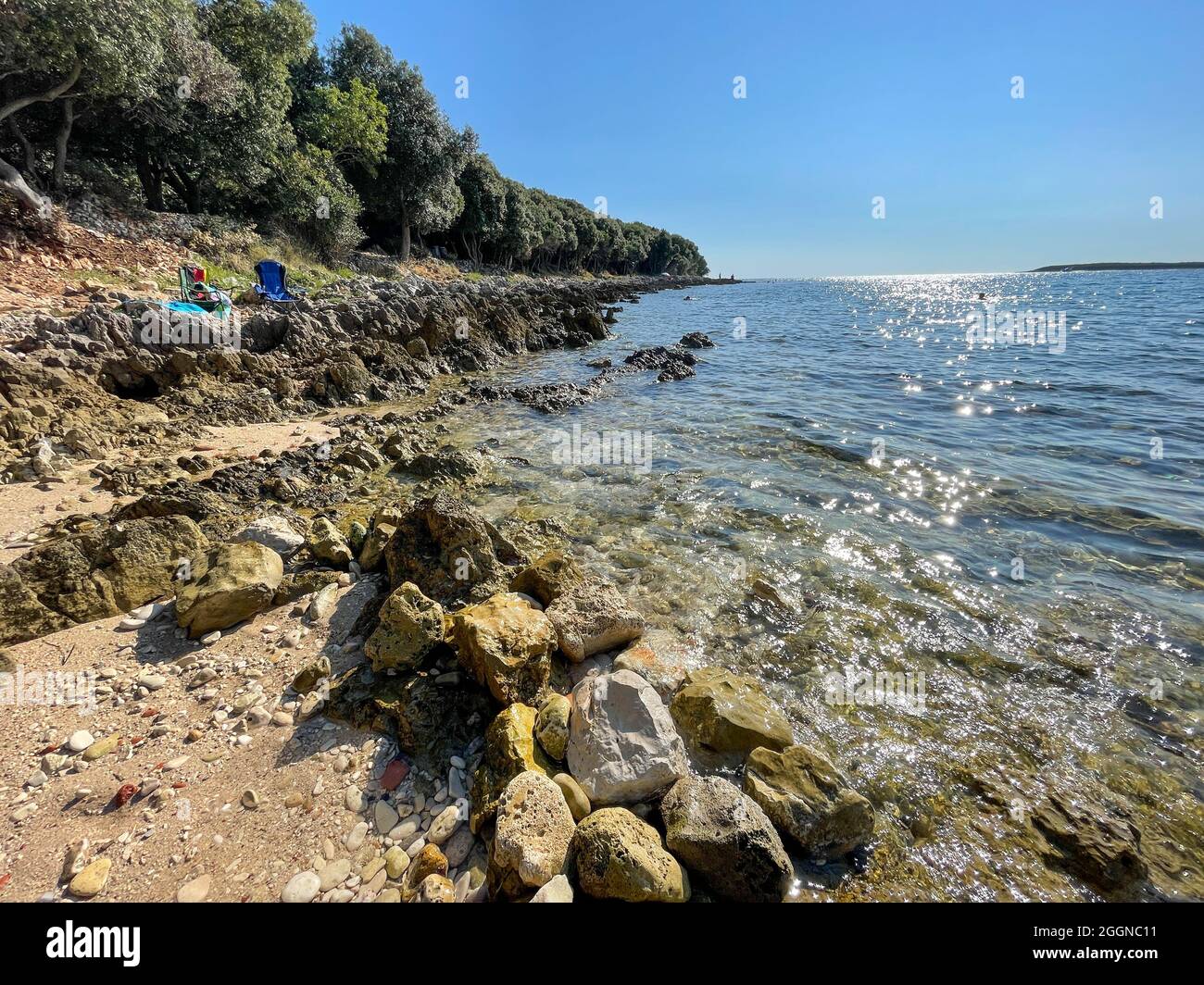 Rocks on the adriatic coast hi-res stock photography and images - Alamy