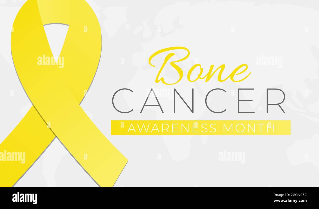 Bone Cancer Awareness Month Background Illustration Banner Stock Vector ...