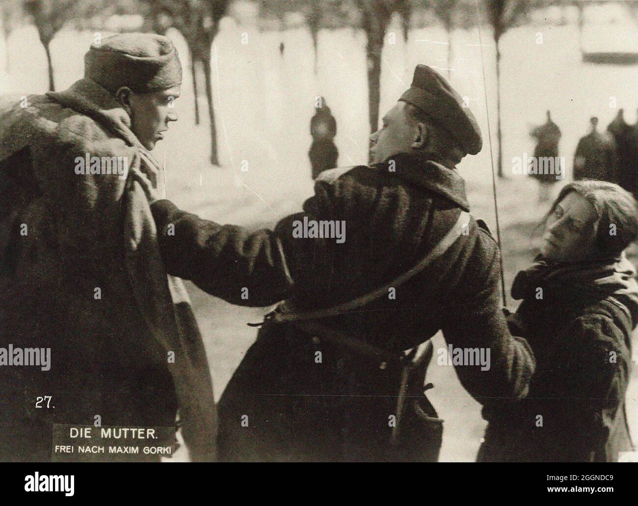 Scene from the film "Mother" by Vsevolod Pudovkin. Museum: PRIVATE ...