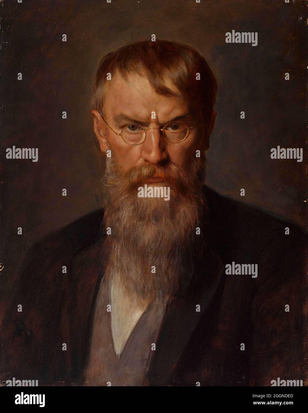 Portrait of Franz von Lenbach (1836-1904). Museum: PRIVATE COLLECTION ...