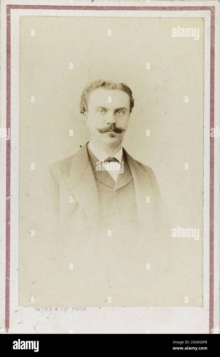 Portrait of Guy de Maupassant. Museum: PRIVATE COLLECTION. Author ...