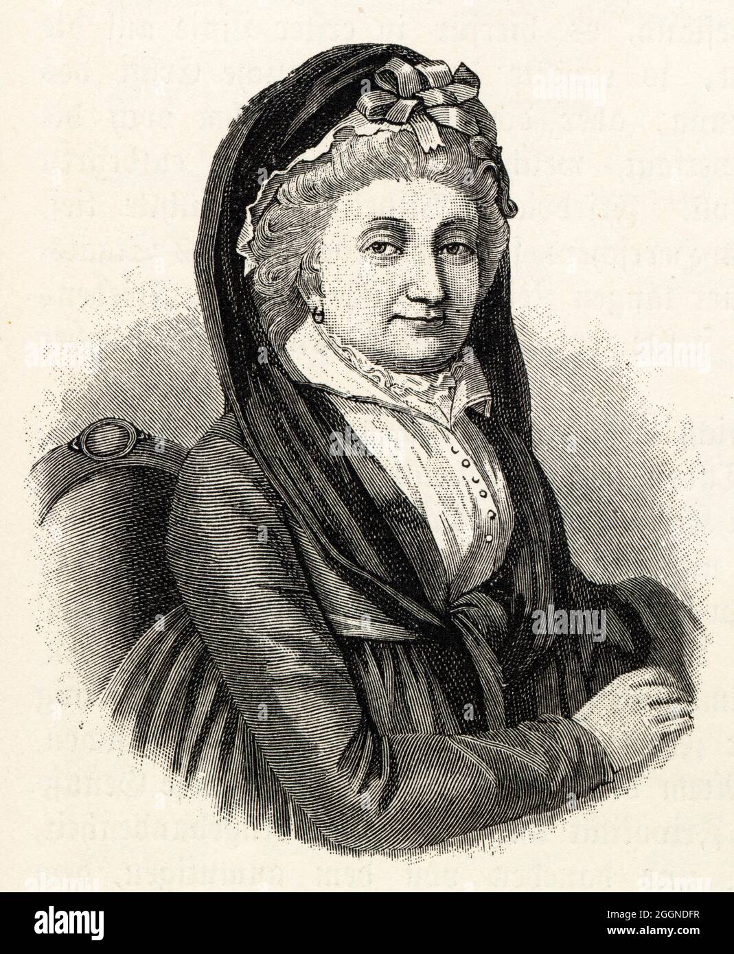 Countess Sophie Marie von Voß (1729-1814). Museum: PRIVATE COLLECTION ...
