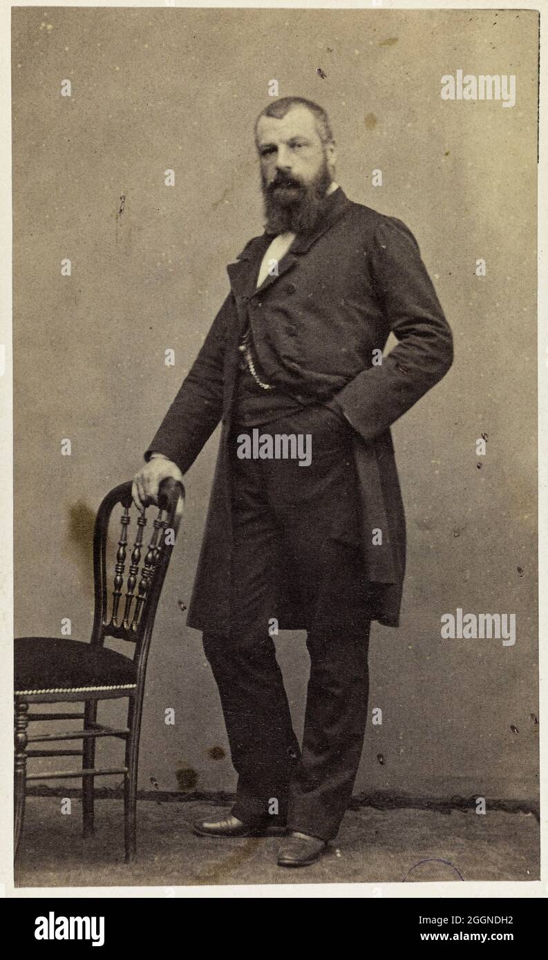 Portrait of the Composer Edmond Membrée (1820-1882). Museum: PRIVATE ...