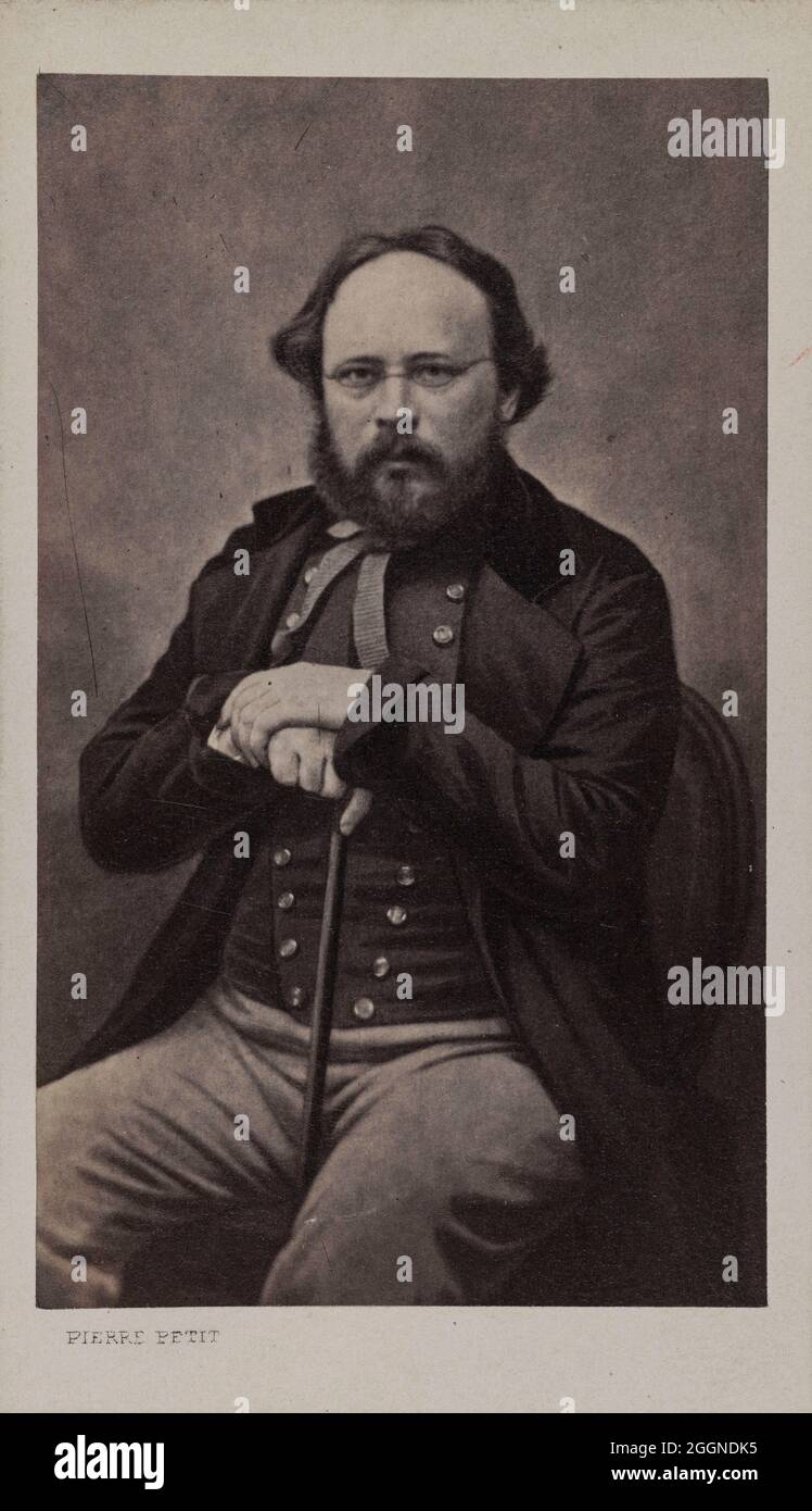 Portrait of Pierre-Joseph Proudhon (1809-1865). Museum: PRIVATE ...