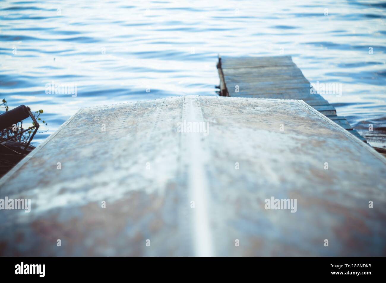 the bottom of an old iron boat, rusty iron Stock Photo - Alamy