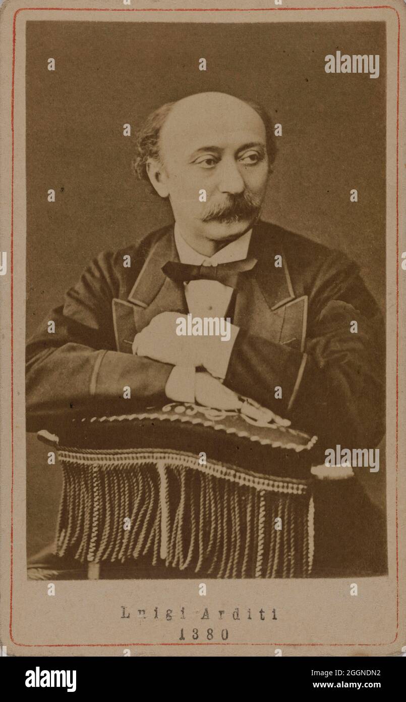 Portrait of the composer Luigi Arditi (1822-1903). Museum: PRIVATE ...