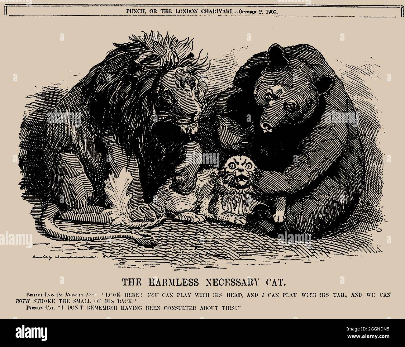 Anglo russian convention hi-res stock photography and images - Alamy