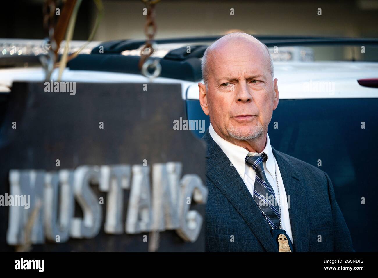 BRUCE WILLIS in MIDNIGHT IN THE SWITCHGRASS (2021), directed by RANDALL ...