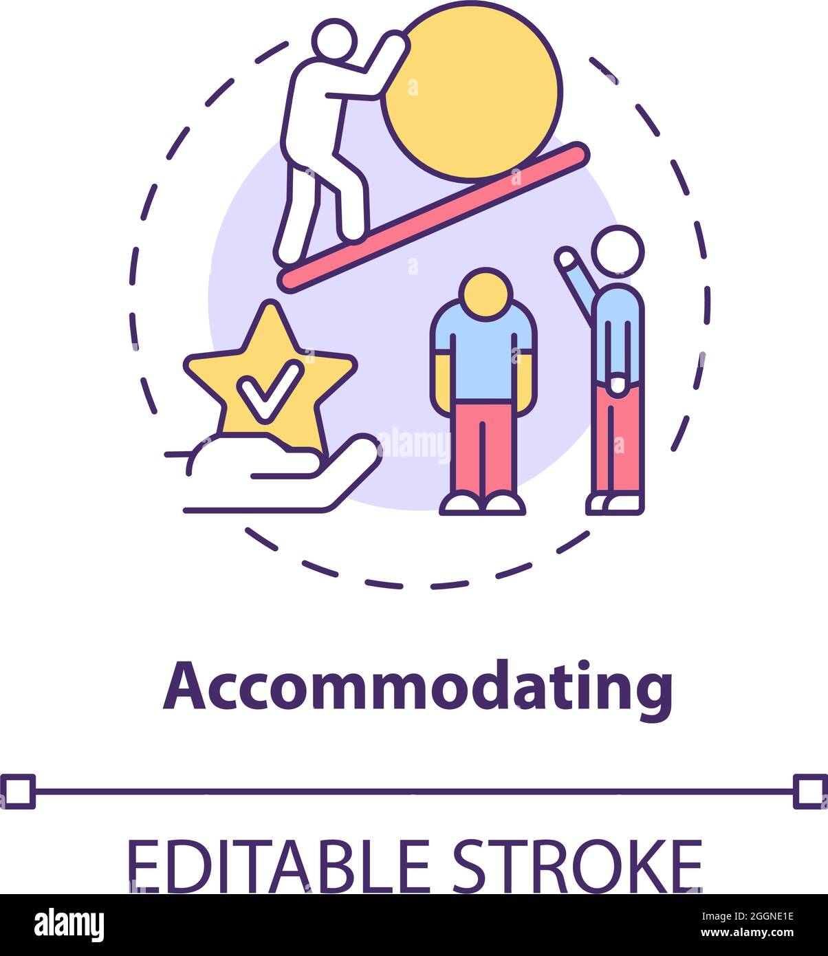 Accommodating Concept Icon Stock Vector Image And Art Alamy