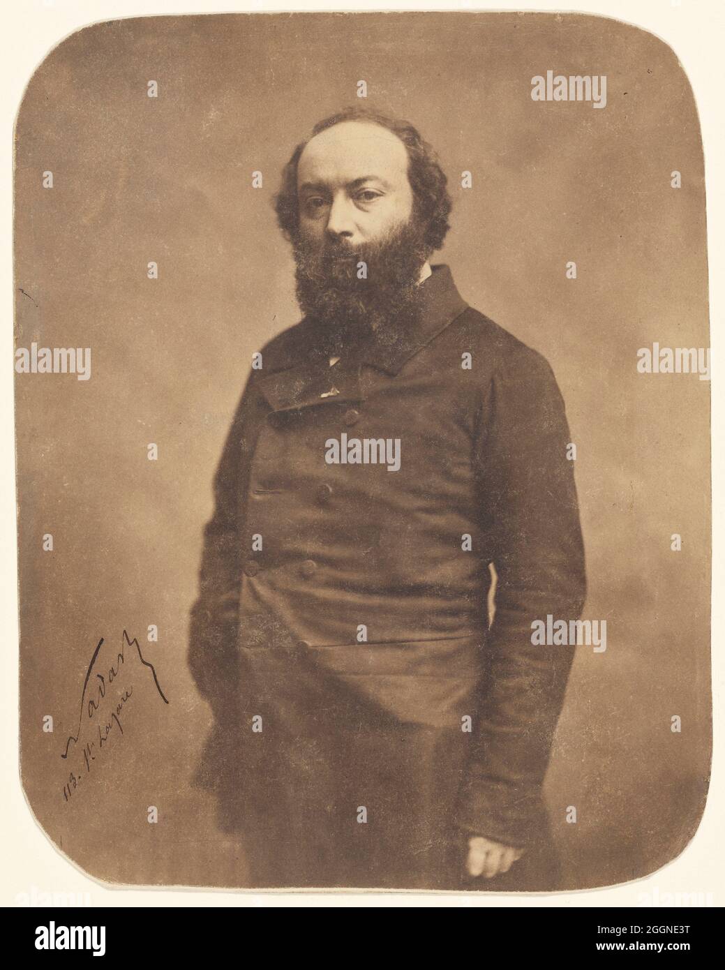 Portrait of Théodore Rousseau (1812-1867). Museum: PRIVATE COLLECTION ...