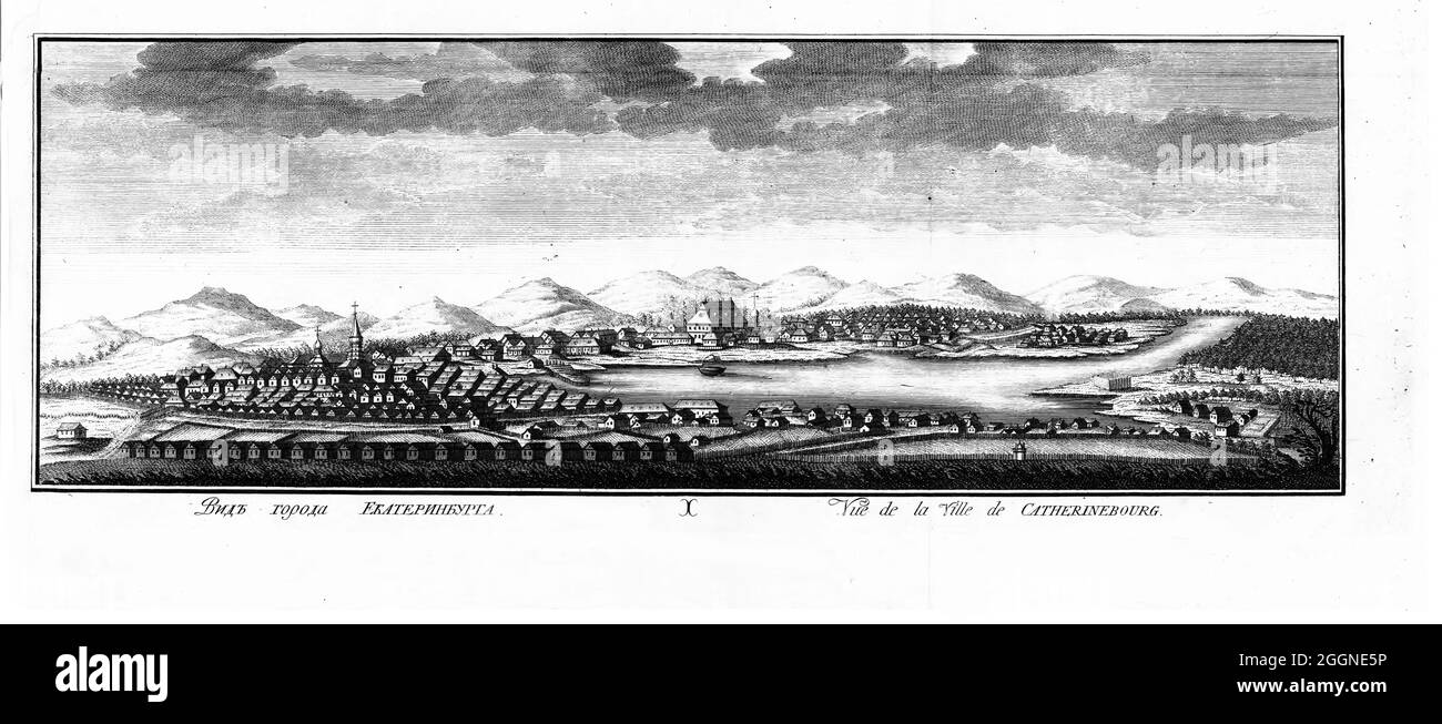 View of Yekaterinburg. Museum: PRIVATE COLLECTION. Author: Nikolai ...