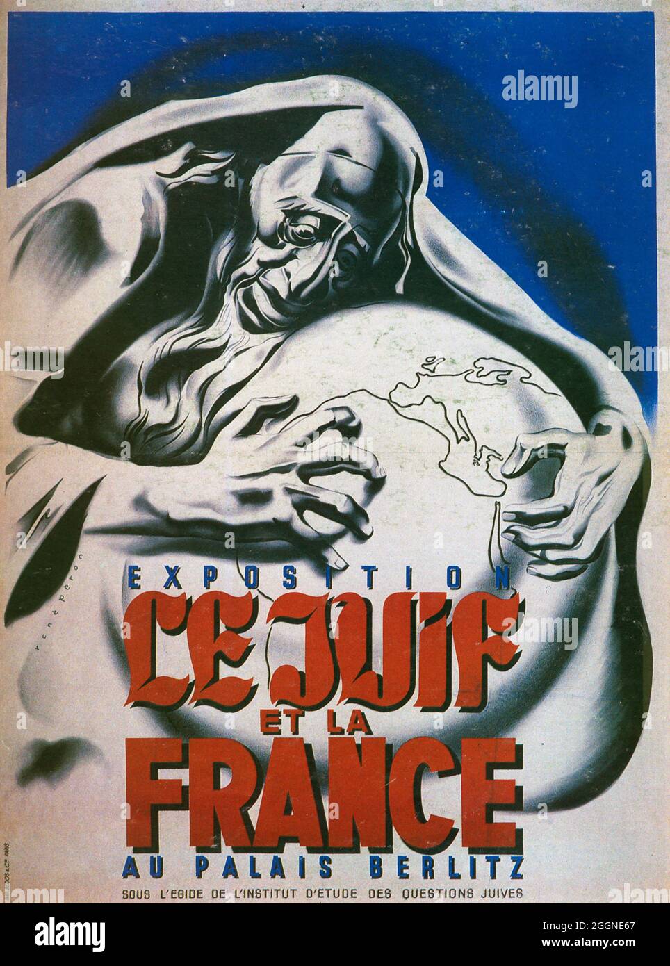 Exposition "Le Juif et la France" au Palais Berlitz. Museum: PRIVATE ...