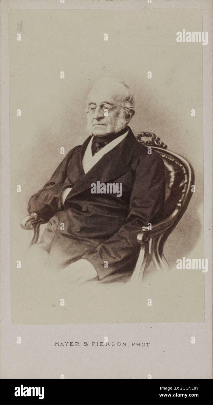 Portrait of Count Karl Robert Nesselrode (1780-1862). Museum: PRIVATE ...