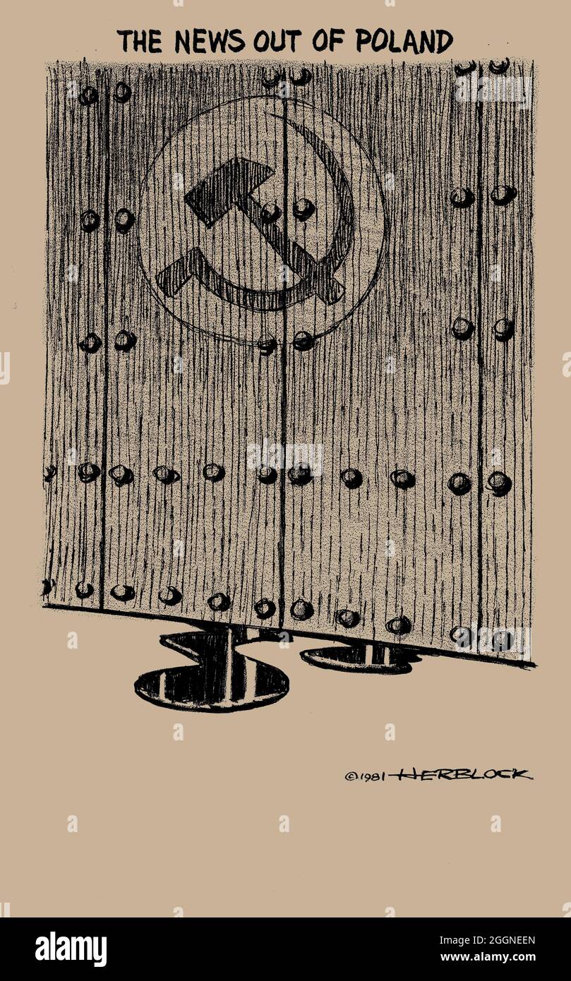 The news out of Poland. Museum: PRIVATE COLLECTION. Author: Herblock ...