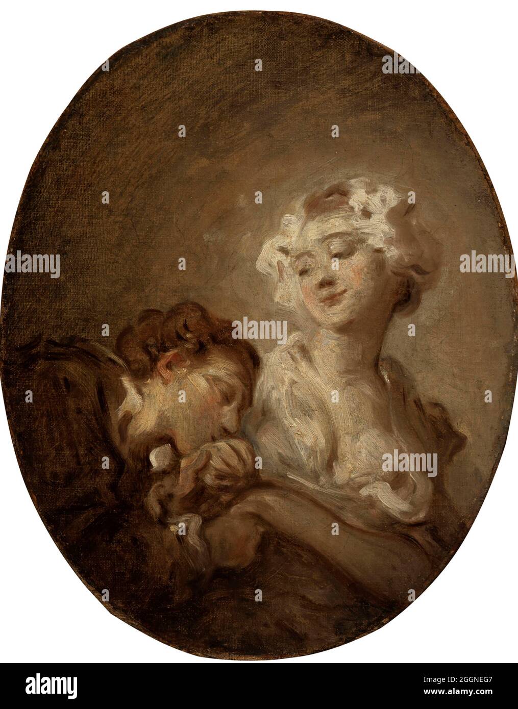 The coquette and the youth. Museum: MUSEO NACIONAL DE SAN CARLOS ...