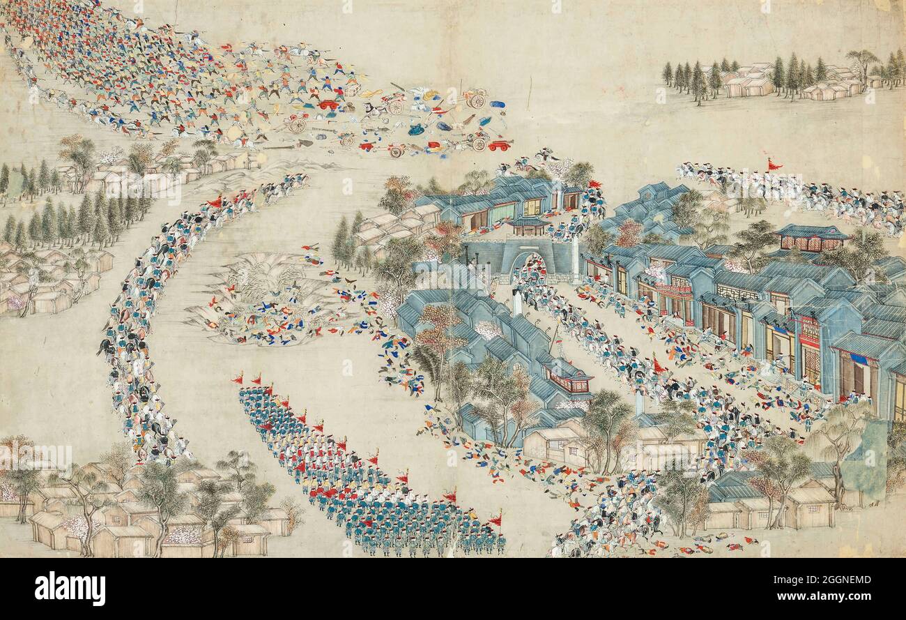 The Taiping Rebellion. Museum: PRIVATE COLLECTION. Author: Chinese ...