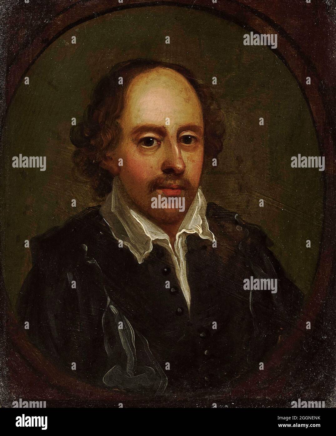 Portrait of William Shakespeare (1564-1616). Museum: PRIVATE COLLECTION ...