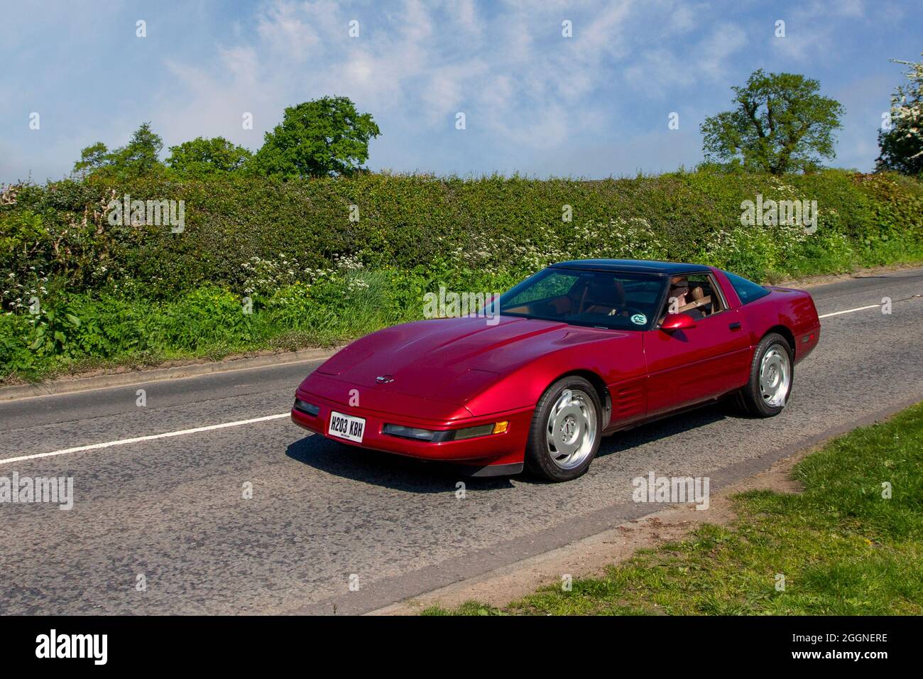 1991 90s nineties red American Chevrolet GMC corvette 5700cc petrol ...
