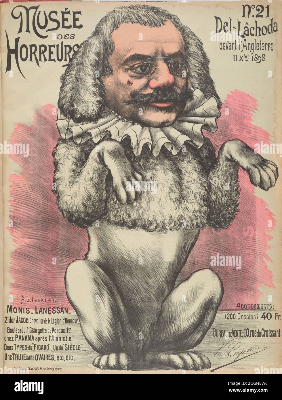 Musée des Horreurs (Gallery of Horrors): Théophile Delcassé. Museum ...