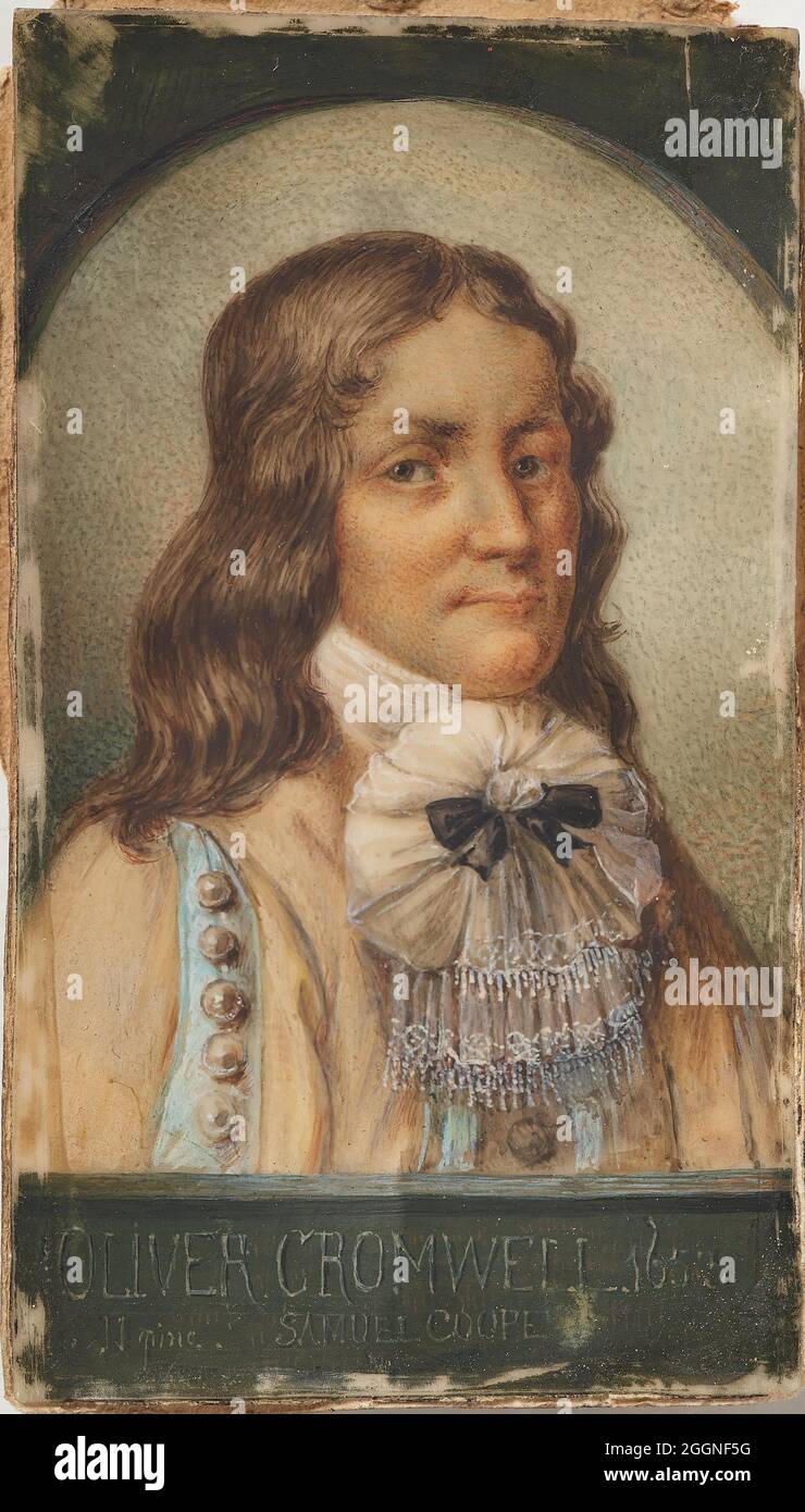 Portrait of Oliver Cromwell (1599-1658). Museum: PRIVATE COLLECTION ...