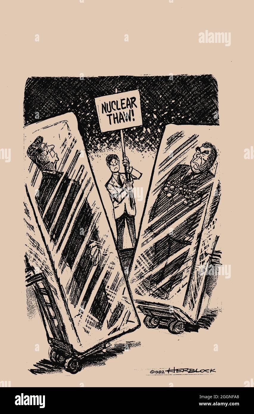 Nuclear thaw!. Museum: PRIVATE COLLECTION. Author: Herblock (Herbert ...