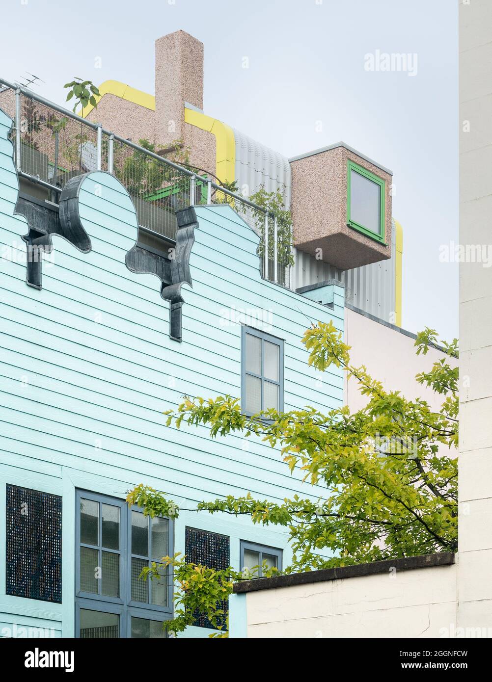 London, England, UK - Blue House by FAT Stock Photo - Alamy