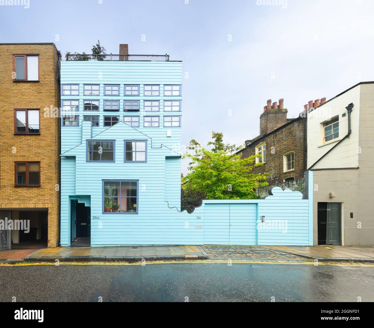 London, England, UK - Blue House by FAT Stock Photo - Alamy