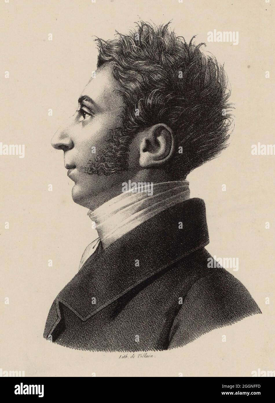Portrait of Franz Xavier Wolfgang Mozart (1791-1844). Museum: PRIVATE ...