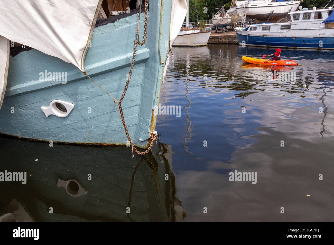 Exeter City England Exeter Devon, Quay, Canal, Canoe, Colourful ...