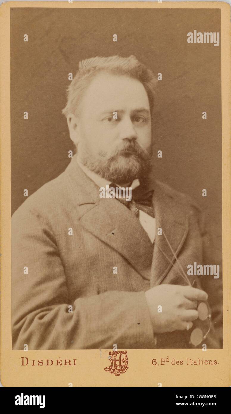 Portrait of Émile Zola (1840-1902). Museum: PRIVATE COLLECTION. Author ...