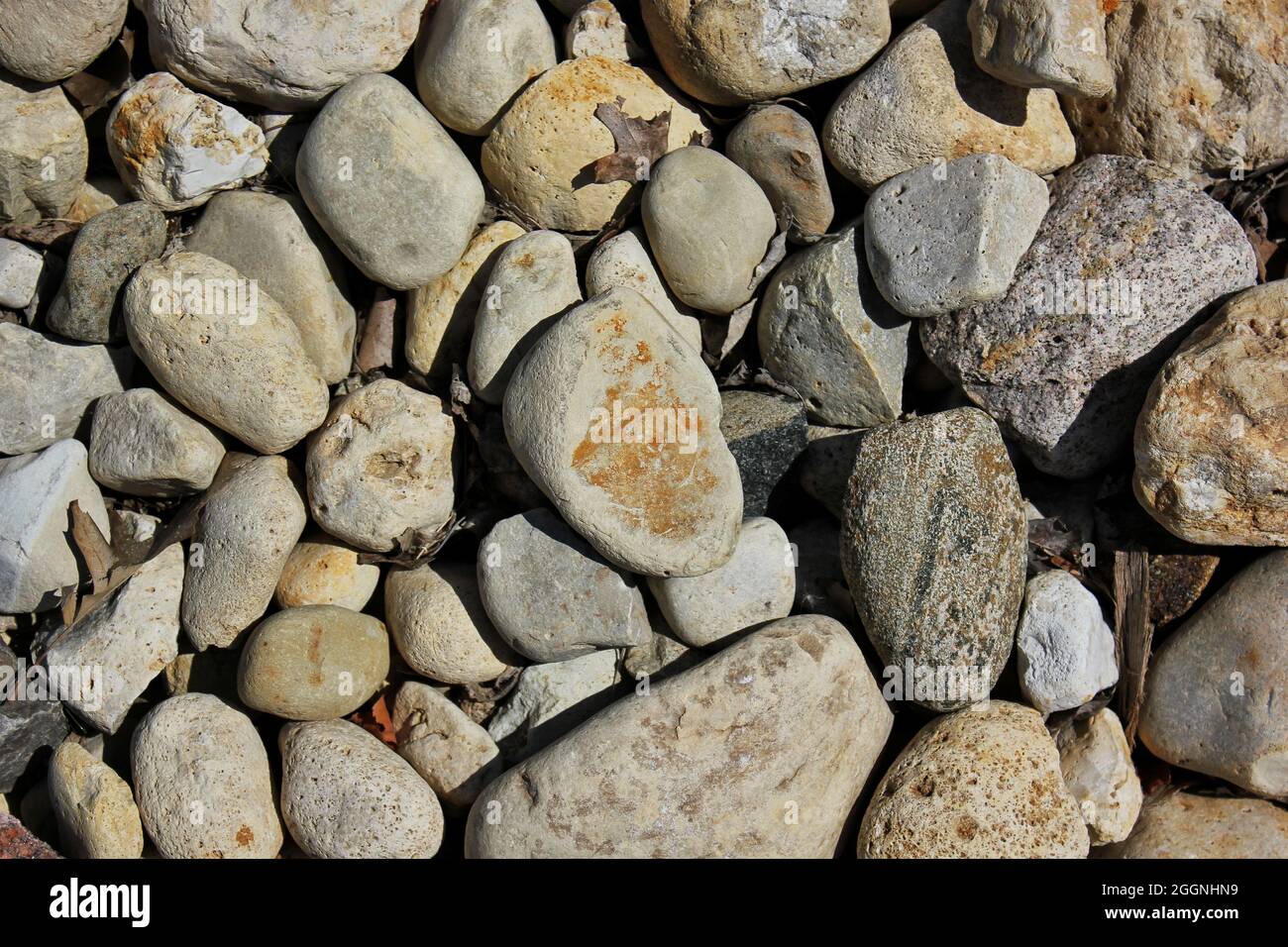 Full frame of natural rocks laying in the bright summer sun Stock Photo ...