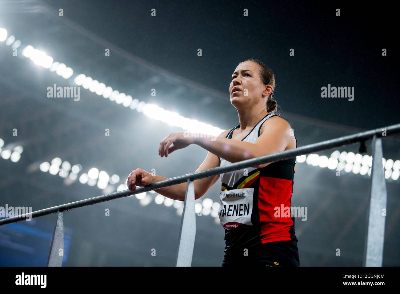 Paralympian athlete Gitte Haenen pictured during the final of the Women ...