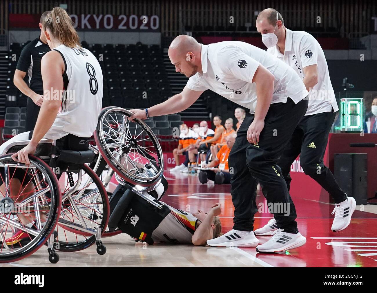 Tokyo, Japan. 02nd Sep, 2021. Paralympics: Wheelchair basketball, semi ...