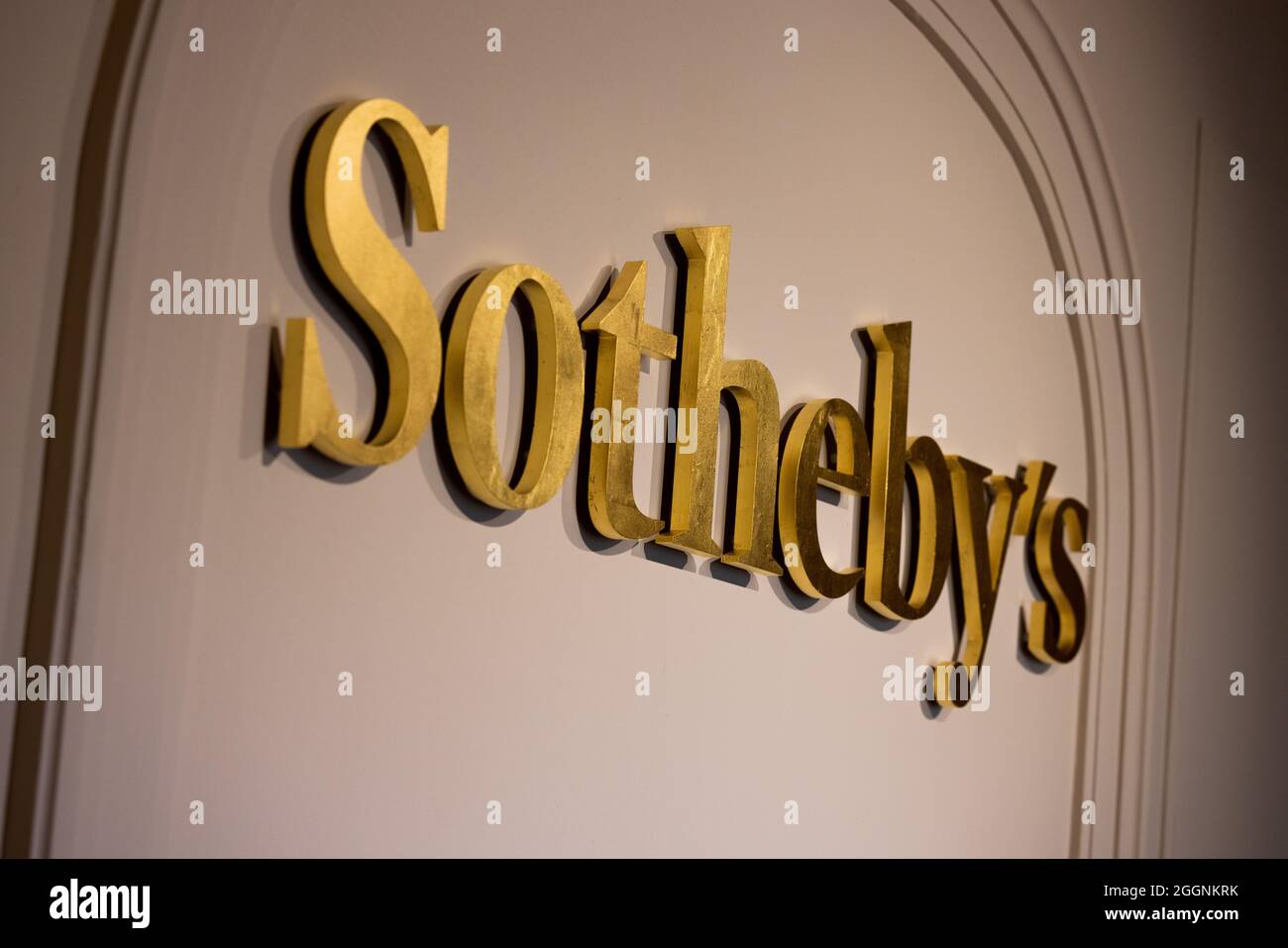02 September 2021, North Rhine-Westphalia, Cologne: View of the Sotheby ...