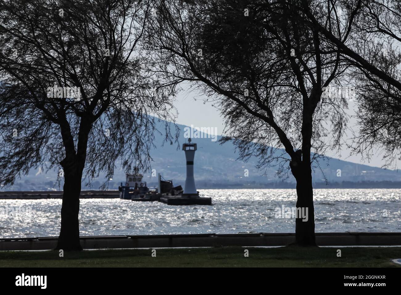 Square brick lighthouse tower hi-res stock photography and images - Alamy