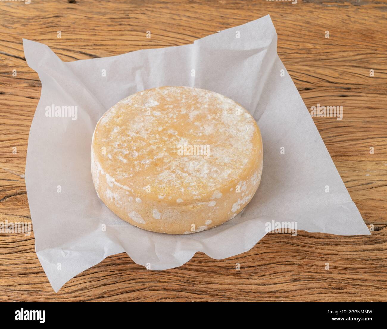Artisanal Canastra cheese from Minas Gerais, Brazil over paper Stock ...