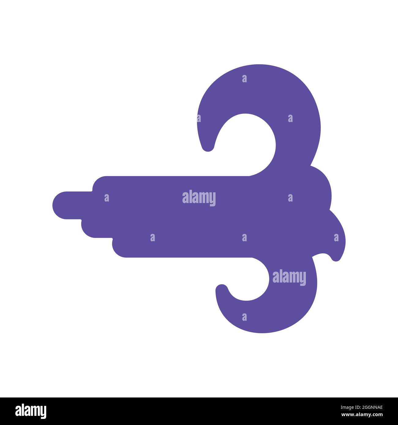 High wind vector glyph icon. Meteorology sign. Graph symbol for travel ...