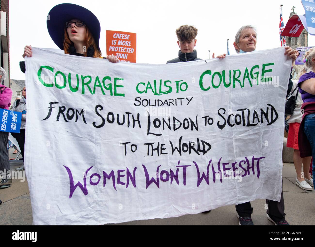Edinburgh, Scotland, UK. 2nd Sep, 2021. PICTURED: Women Won't Wheesht ...