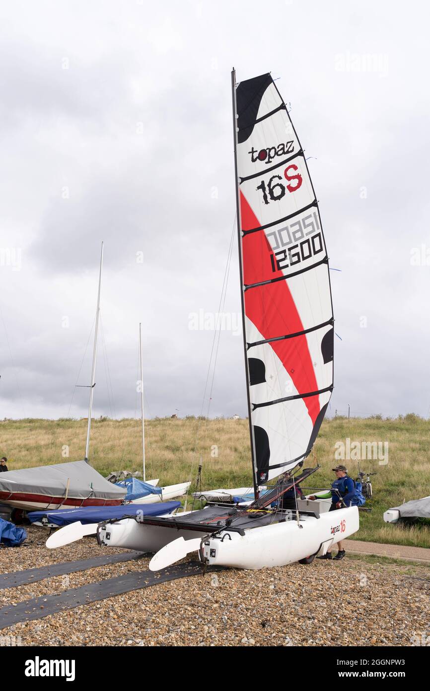 Sailing race at Tankerton Kent England Stock Photo - Alamy