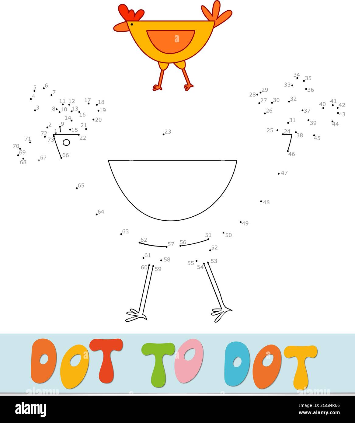 Connect the dots chicken hi-res stock photography and images - Alamy