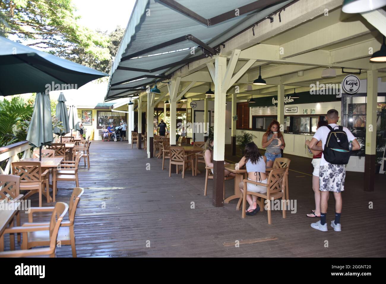 Oahu, HI U.S.A. 6/4&7/2021. Waimea Valley Visitors Center. Waimea ...