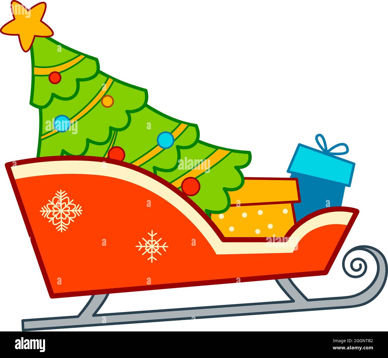 Christmas Sleigh Clipart Santa Claus Sleigh, Christmas Clipart By