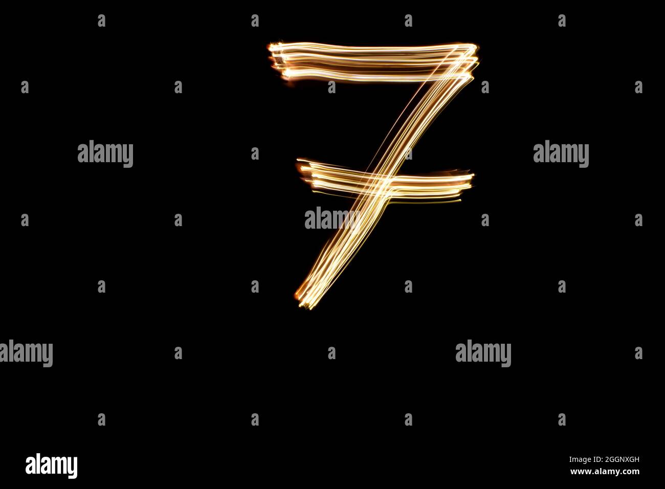 Yellow number 7 hi-res stock photography and images - Alamy