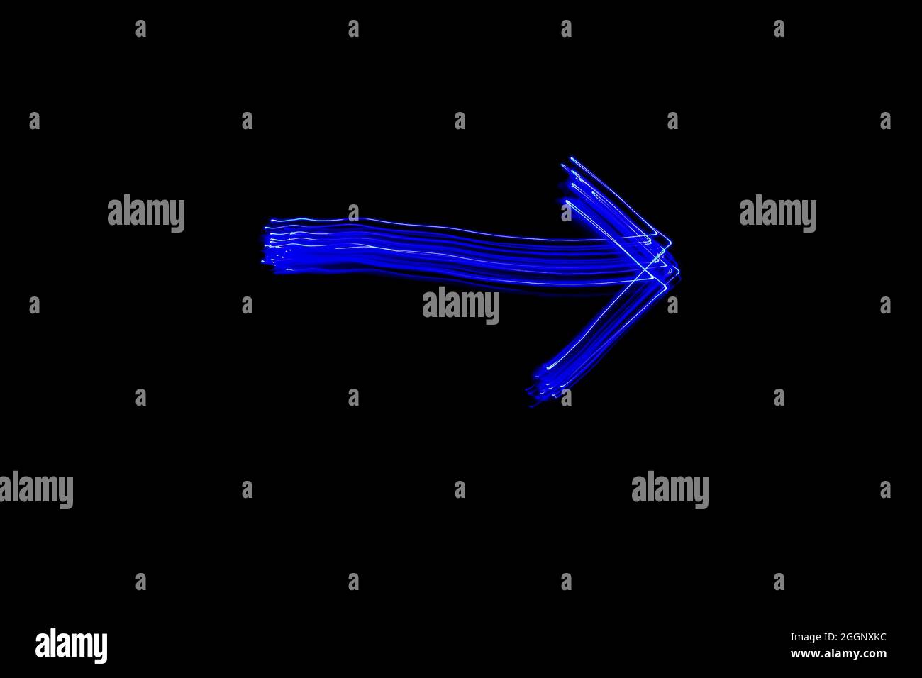 Neon light arrow hi-res stock photography and images - Alamy