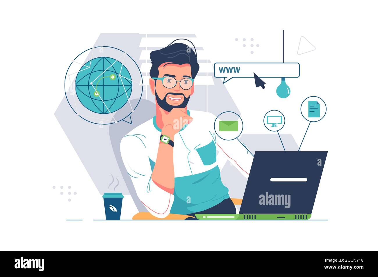 Web education and computer science Stock Vector Image & Art - Alamy