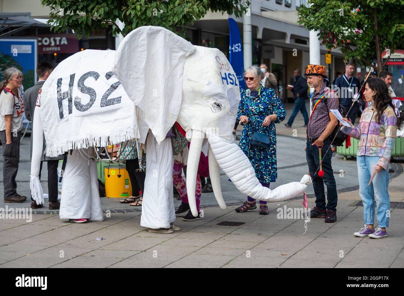 London, UK. 2 September 2021. Climate activists from Extinction ...