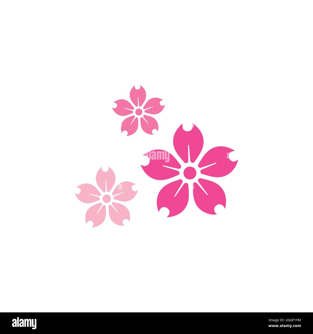 Sakura Beauty flower Vector icon illustration design Stock Photo - Alamy