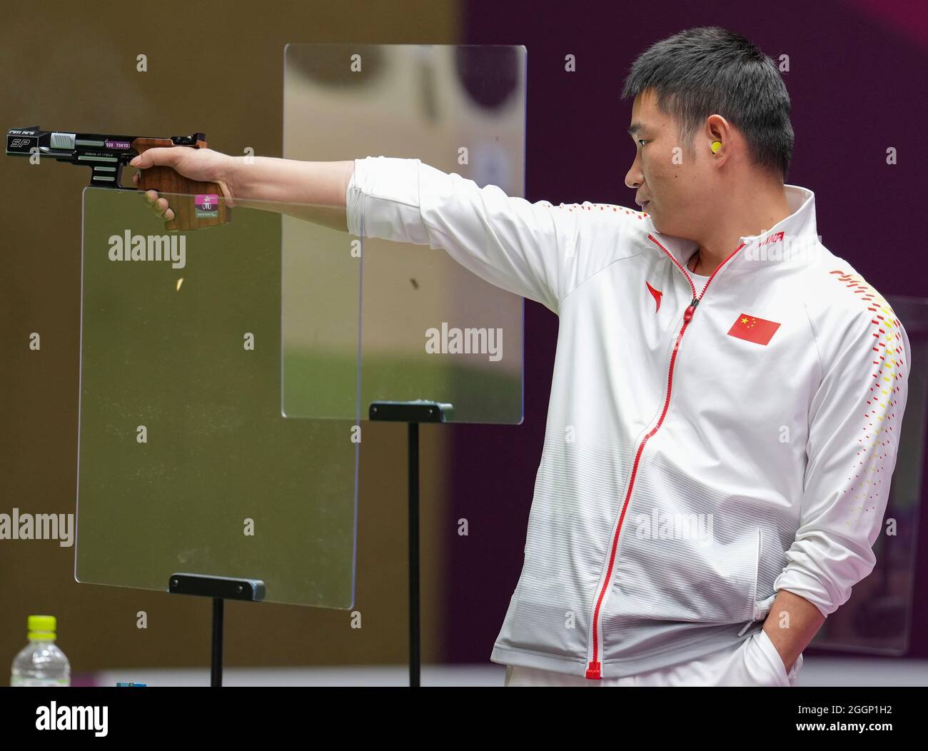 Tokyo, Japan. 2nd Sep, 2021. Huang Xing of China competes during the ...